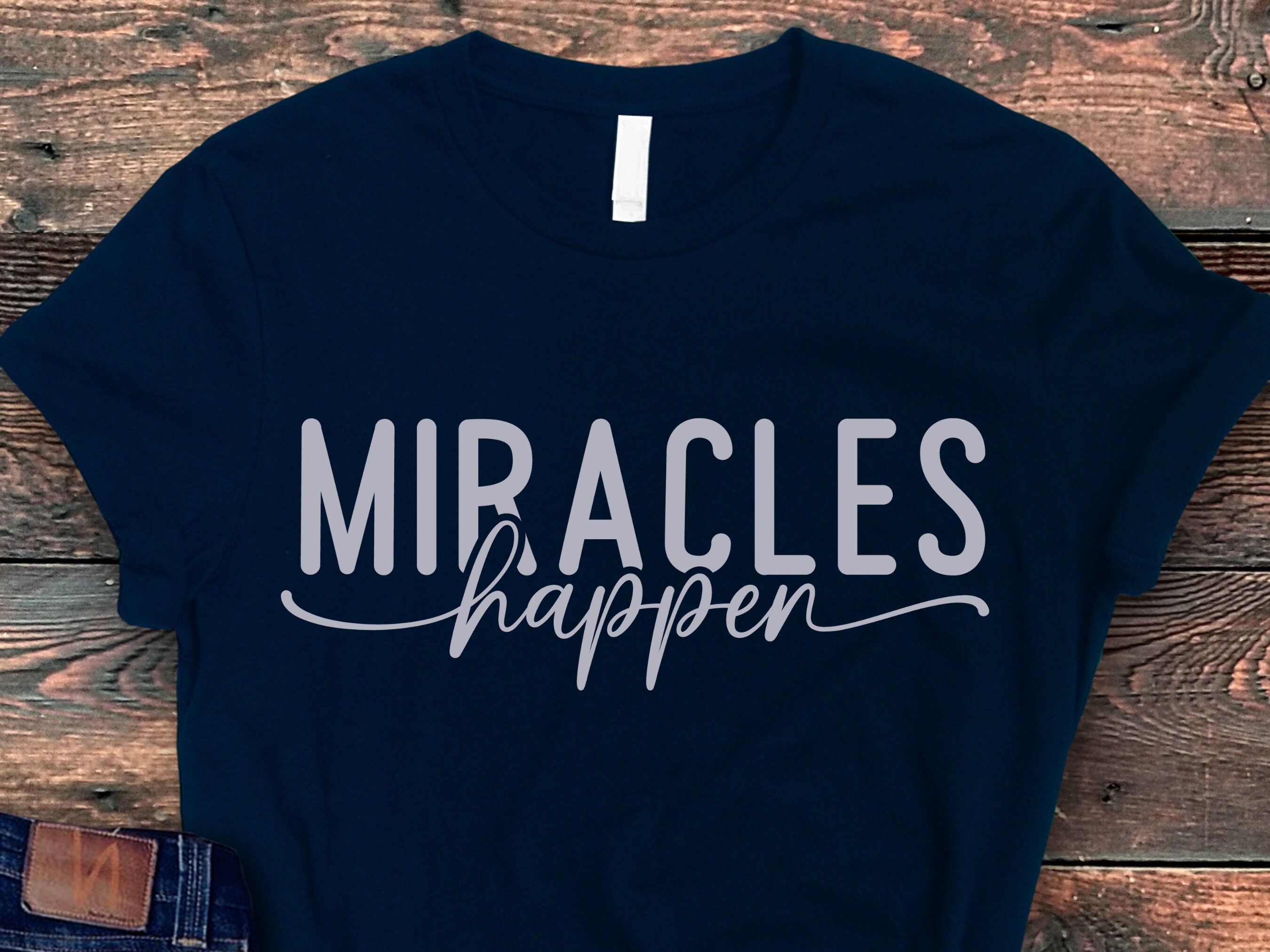 Miracles Happen SVG PNG PDF, Faith Svg, Motivational Svg, Baby Svg, Mom ...