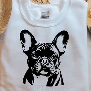 French Bulldog SVG File Silhouette French Bulldog Profile Vector Images ...