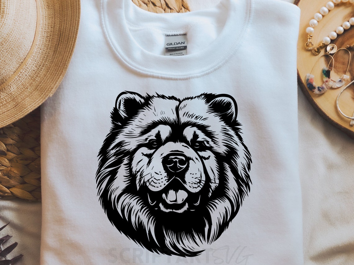 Chow Chow SVG File Silhouette Chow Chow Profile Vector Images Clipart ...