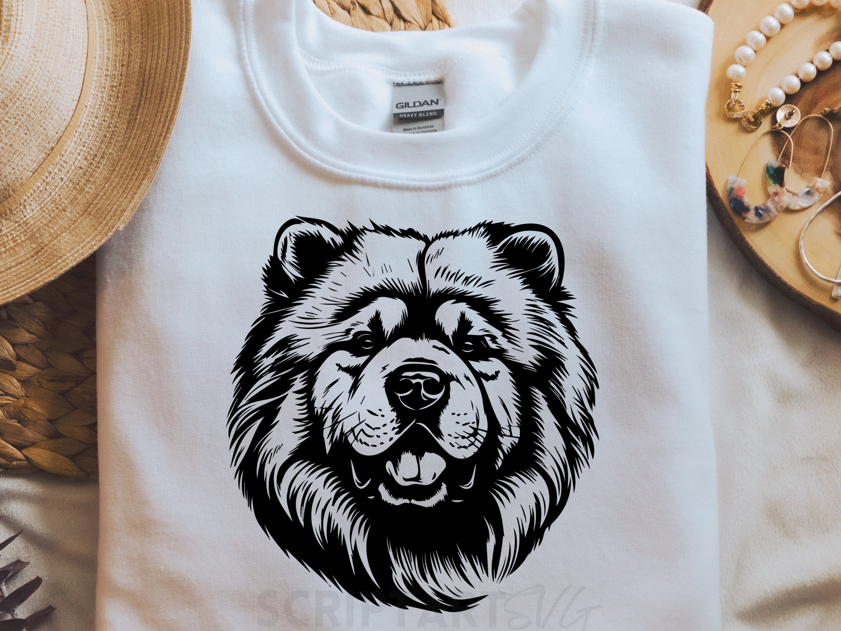 Chow Chow SVG File Silhouette Chow Chow Profile Vector Images Clipart ...