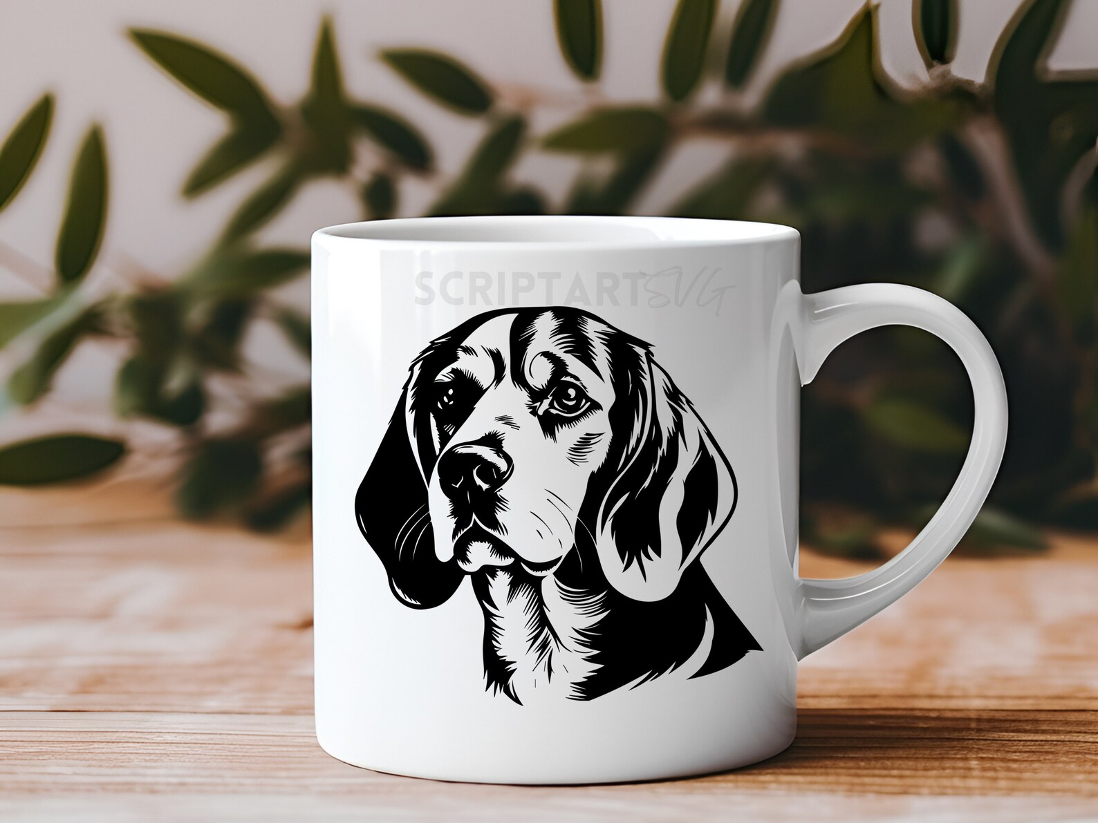 Beagle SVG File Silhouette Beagle Profile Vector Images Clipart Dog SVG ...