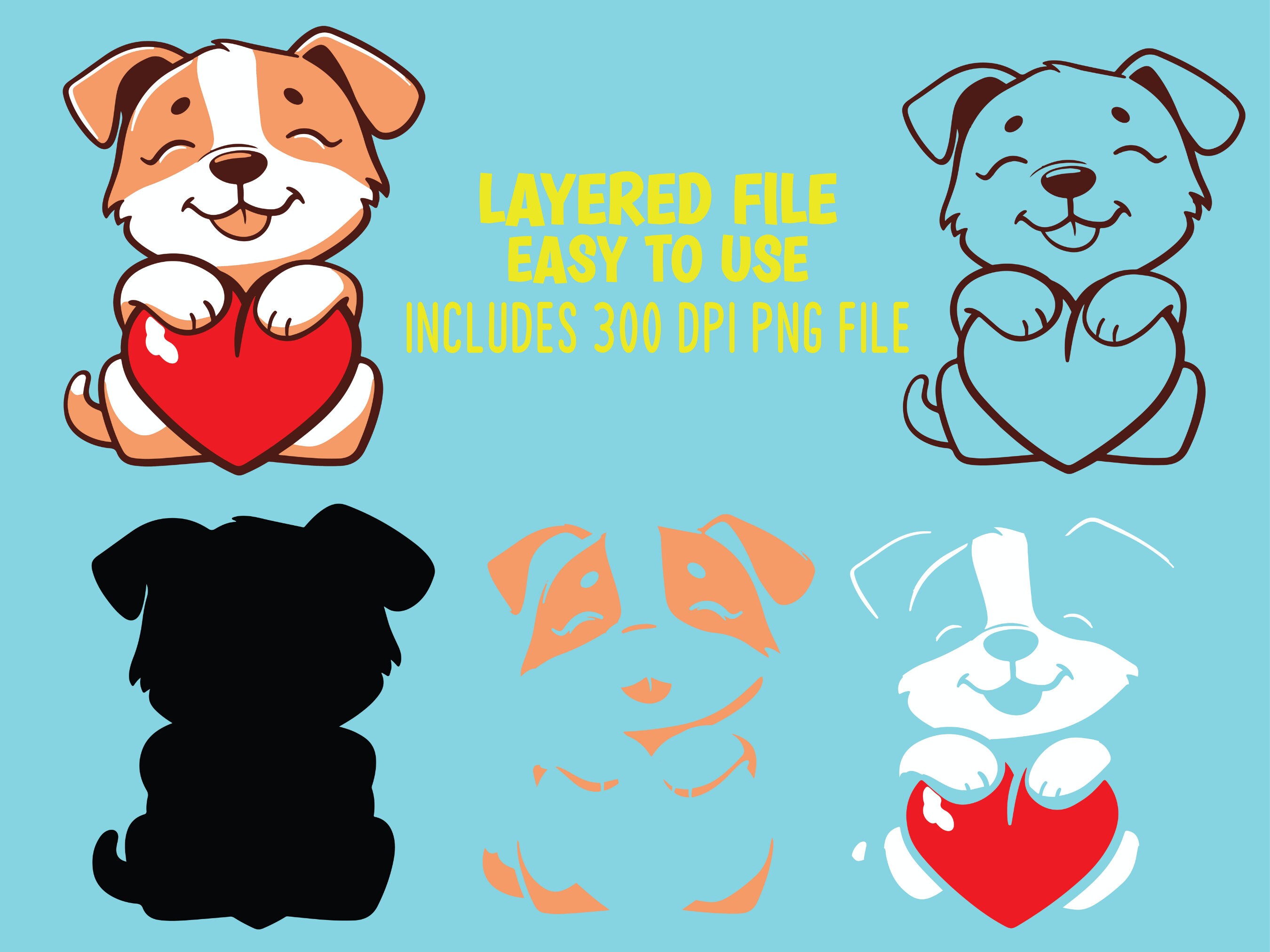 Puppy SVG Dog Cut File Cute Dog SVG Baby Shower Pet SVG Puppy Clipart ...