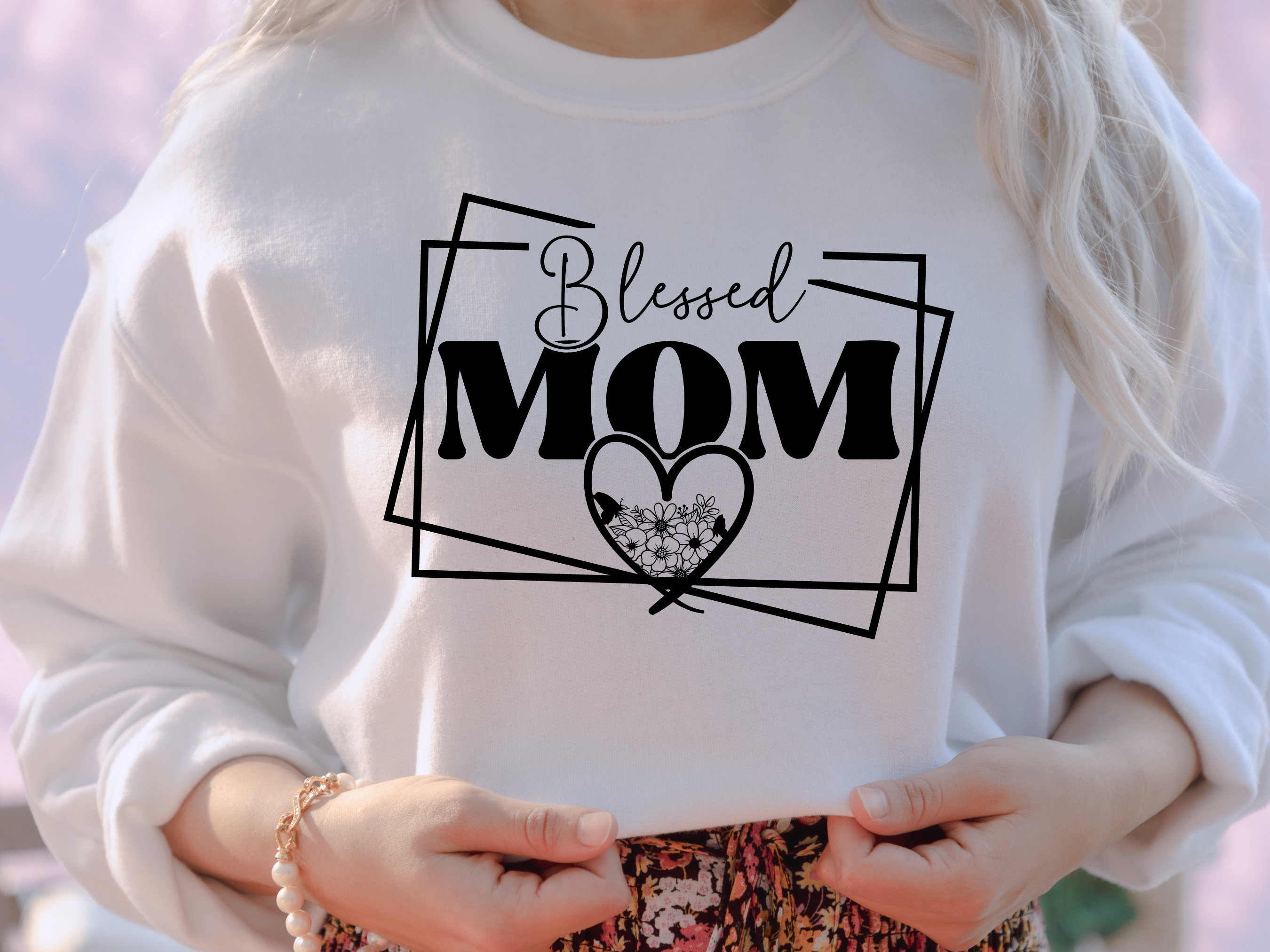 Blessed Mom SVG PNG PDF, Mom Svg, Mom Vibes Svg, Mom Life Svg, Mom Mode ...