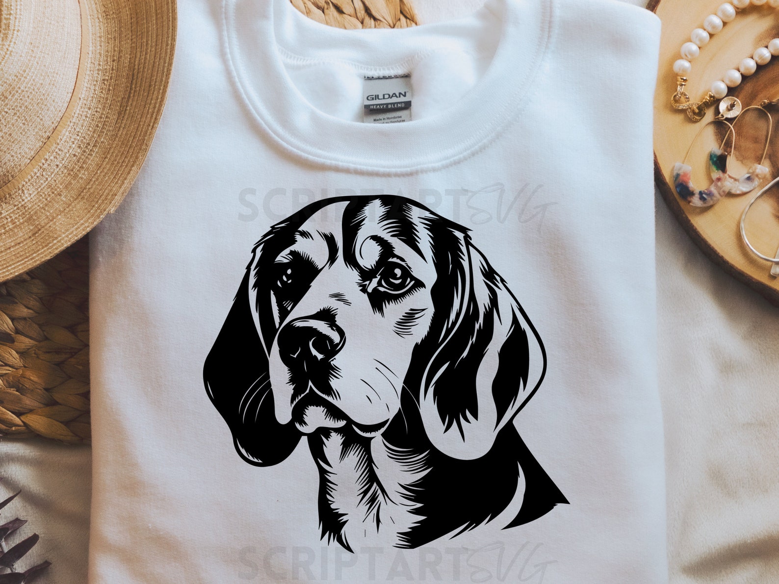 Beagle SVG File Silhouette Beagle Profile Vector Images Clipart Dog SVG ...