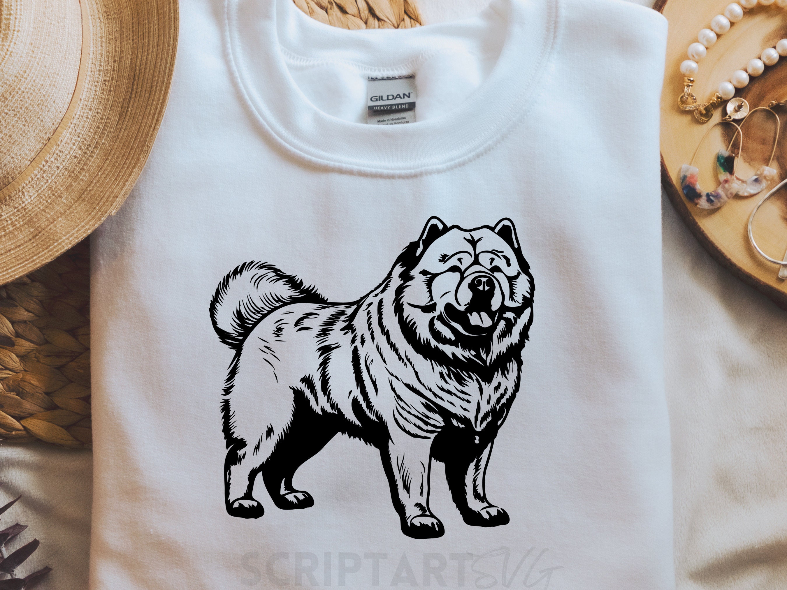 Chow Chow SVG File Silhouette Chow Chow Profile Vector Images Clipart ...