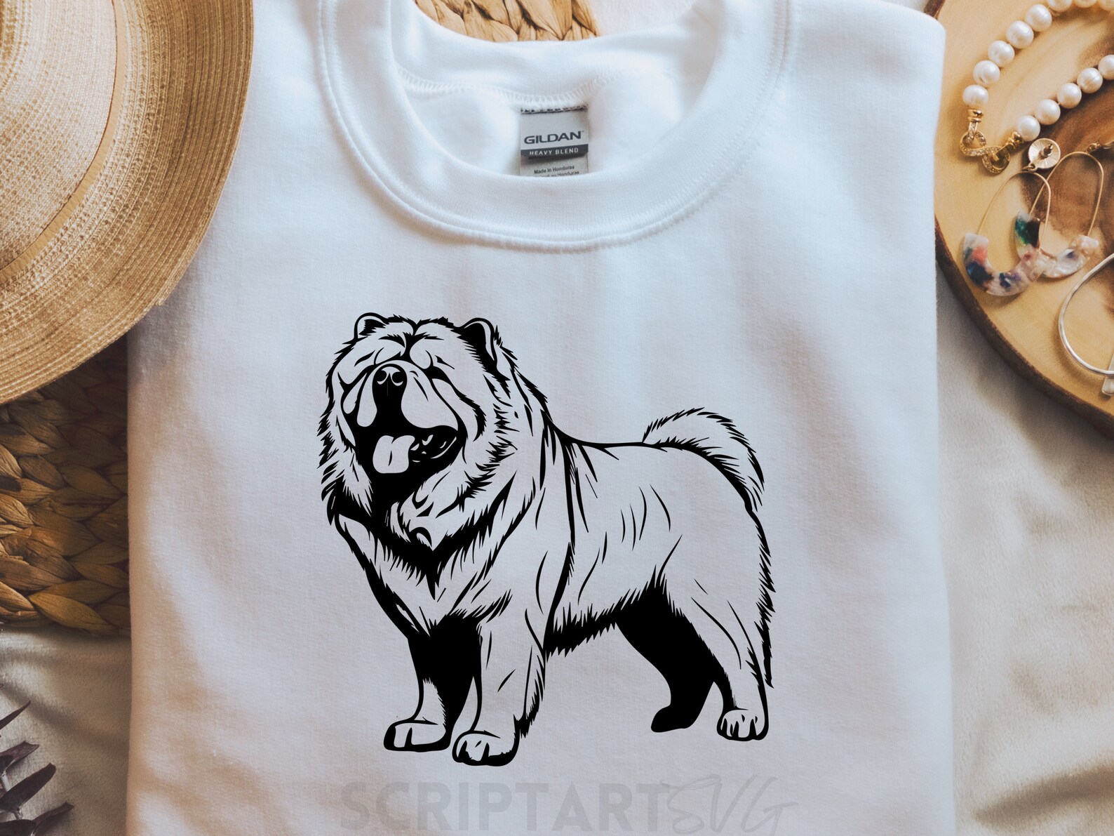 Chow Chow SVG File Silhouette Chow Chow Profile Vector Images Clipart ...