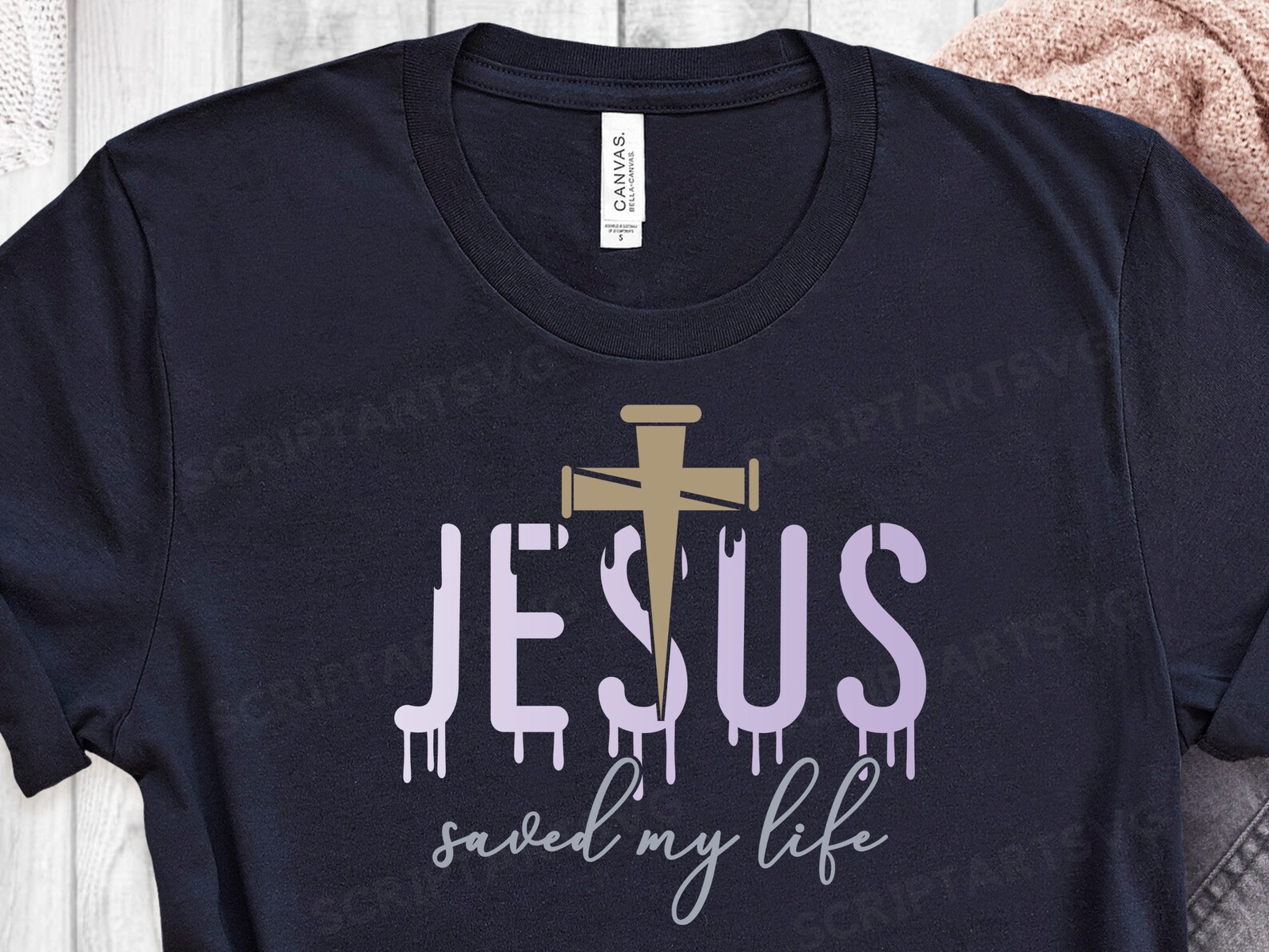 Jesus Saved My Life Svg Pdf Png, Lent Svg, Easter Svg, Christian Svg ...