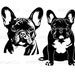 French Bulldog SVG File Silhouette French Bulldog Profile Vector Images ...