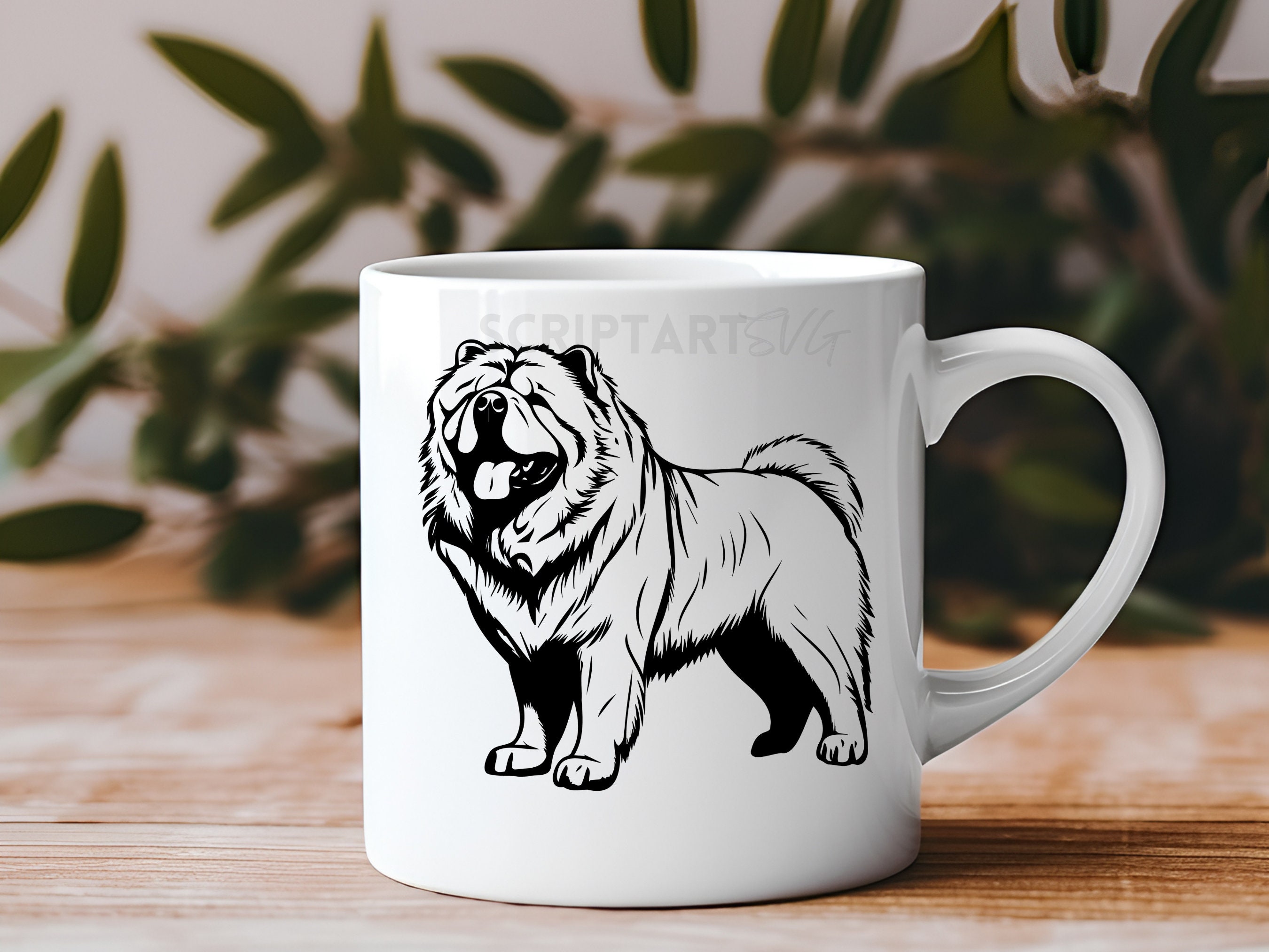 Chow Chow SVG File Silhouette Chow Chow Profile Vector Images Clipart ...