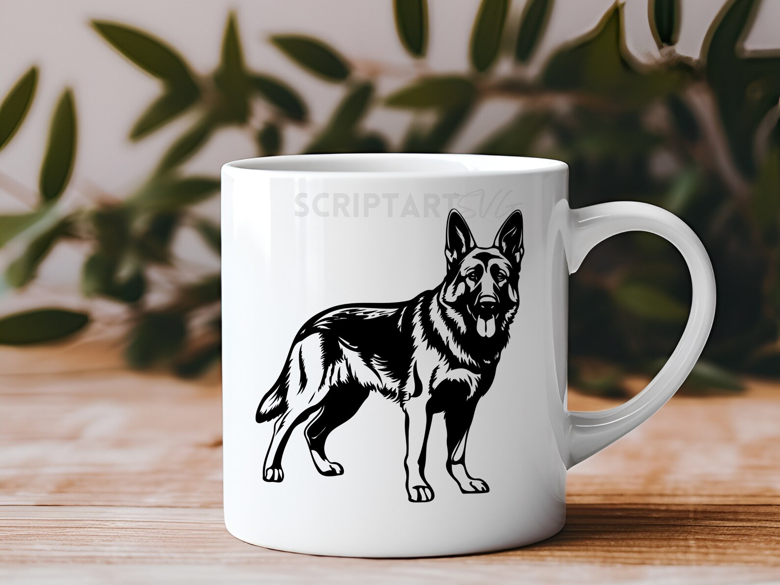 German Shepherd SVG File Silhouette German Shepherd Profile Vector ...