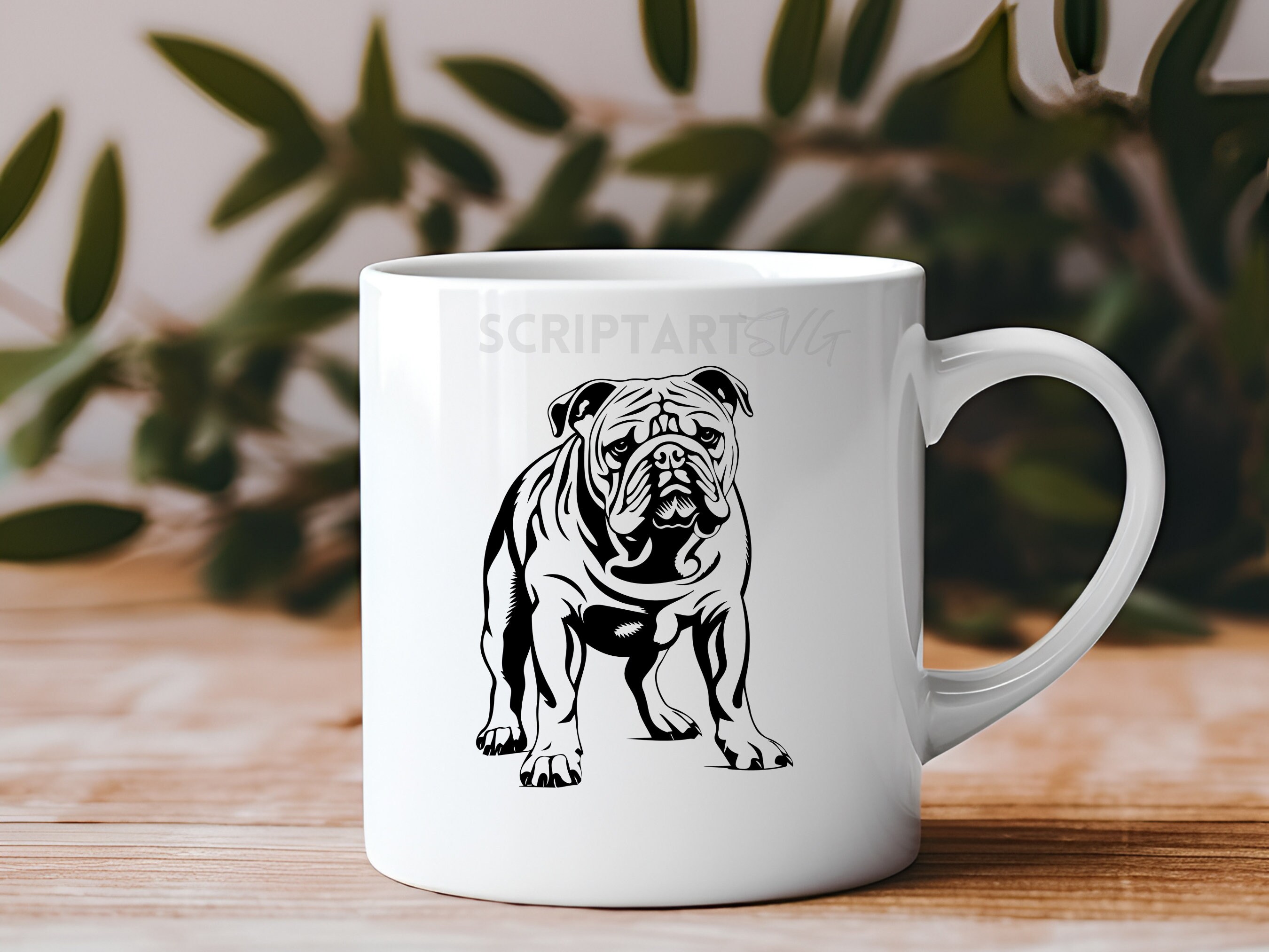 Bulldog SVG File Silhouette Bulldog Profile Vector Images Clipart Dog ...