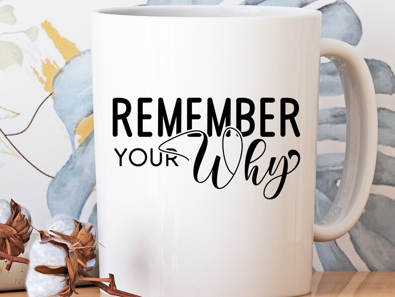 Remember Your Why SVG PNG Inspirational Quote Svg Motivational Quote ...