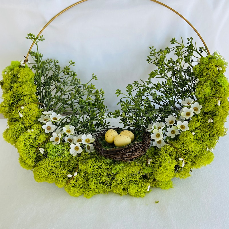 Moss Wreath - Etsy