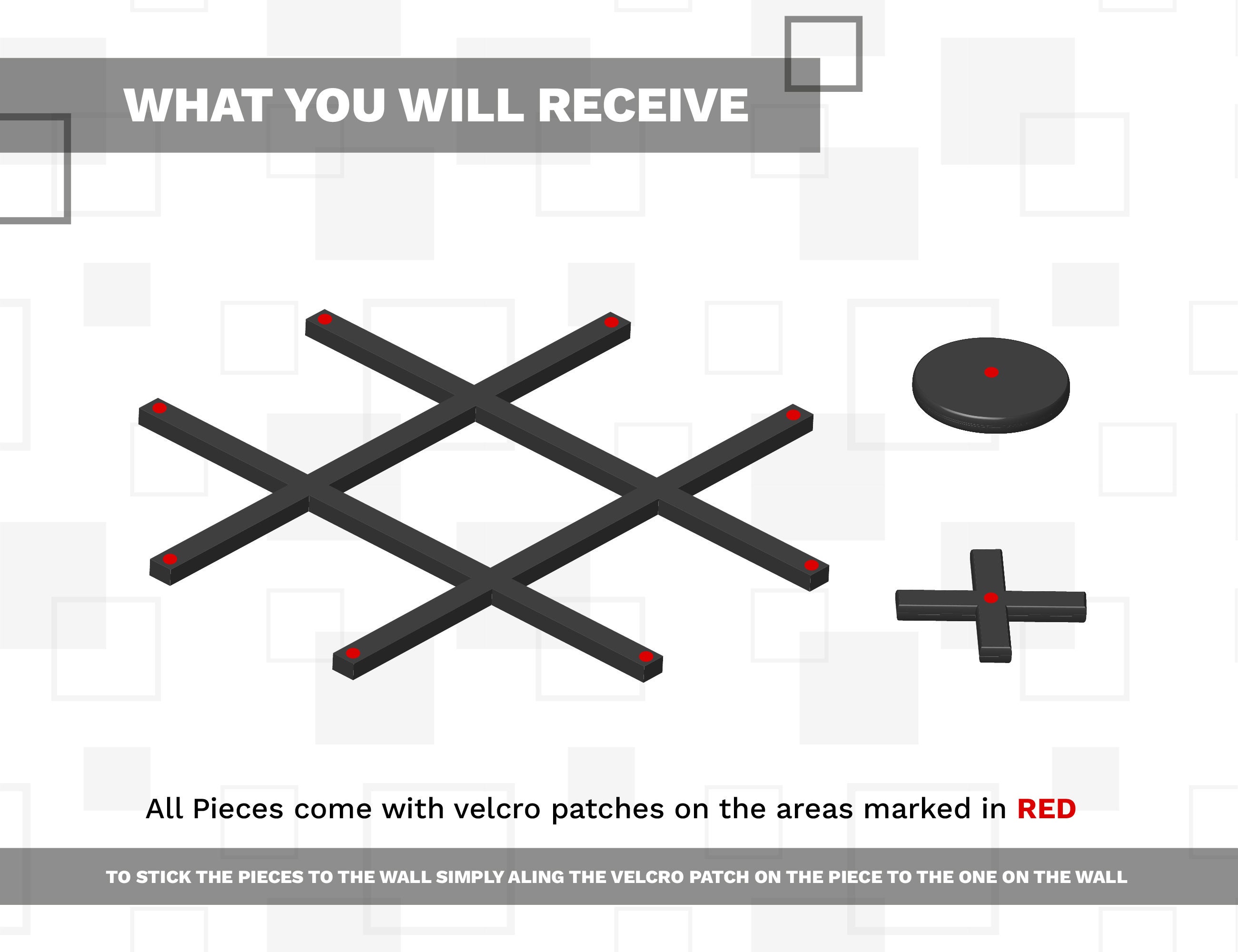 Tic-tac-toe Game Wall Art Tic Tac Toe Playroom Kids Game - Etsy