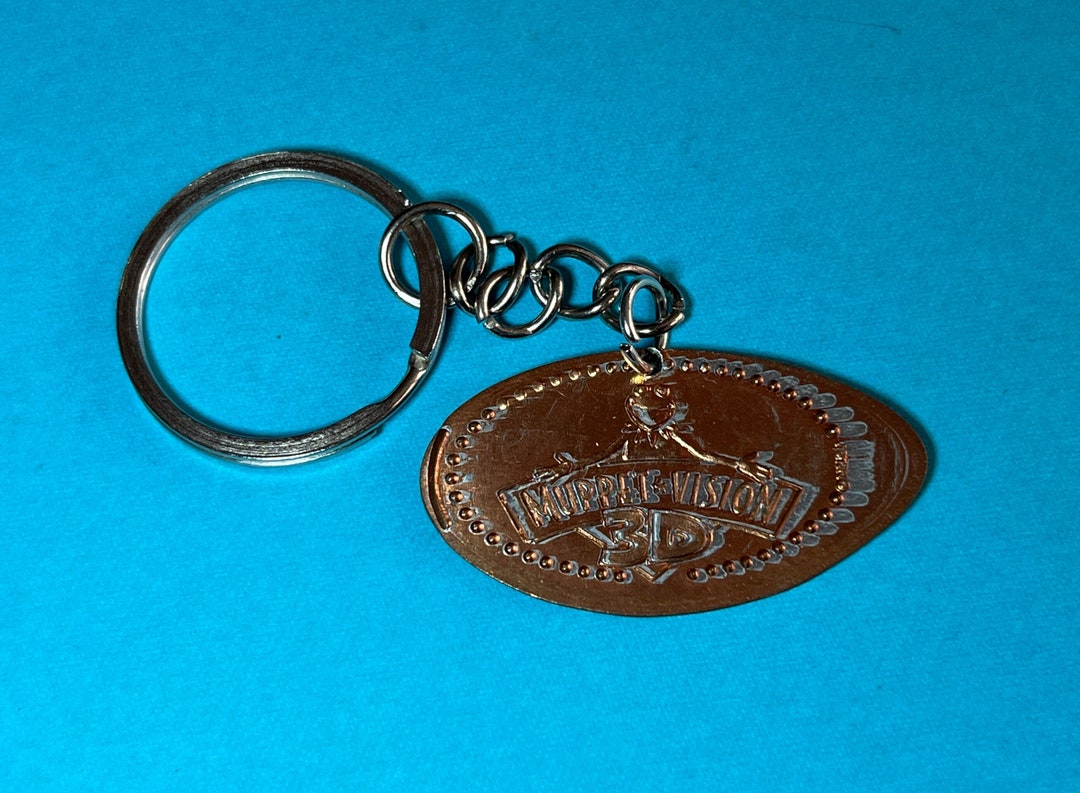 MUPPET VISION Custom Souvenir Pressed Penny Keychain - Etsy