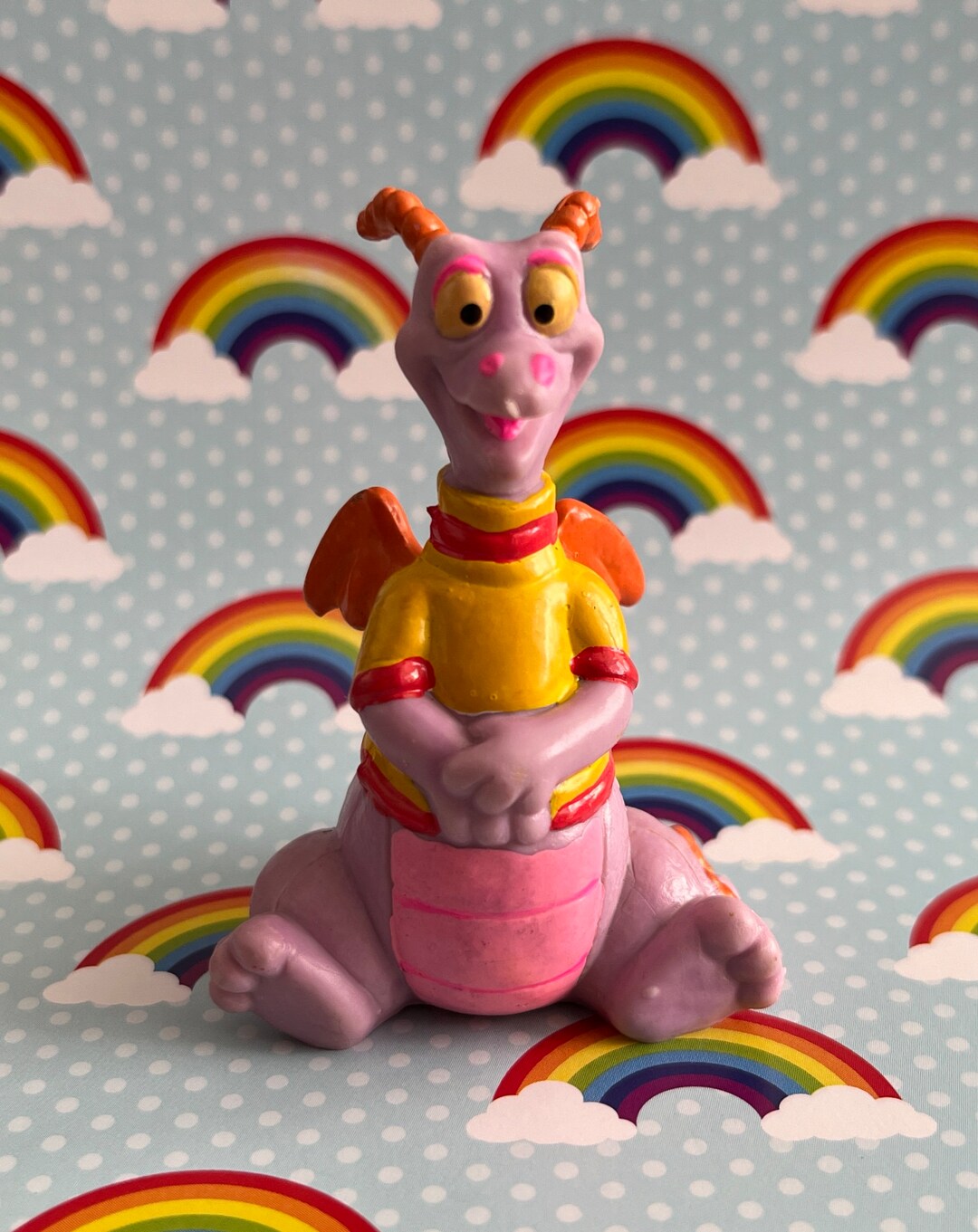 Vintage 1982 Walt Disney World EPCOT Park Figment Dragon PVC Figure - Etsy