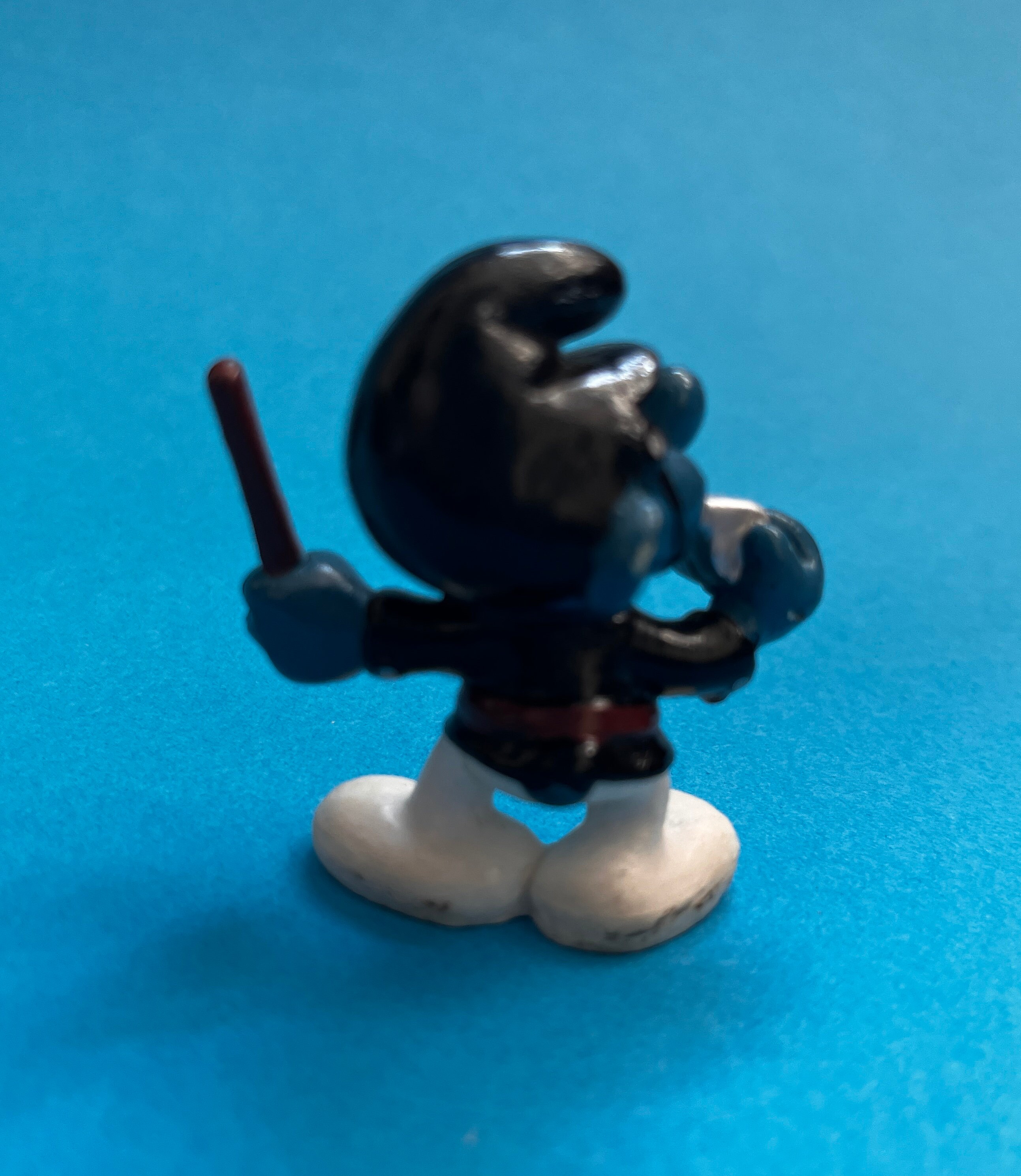 Vintage 1980's Smurfs Police Officer PVC Mini Figure - Etsy