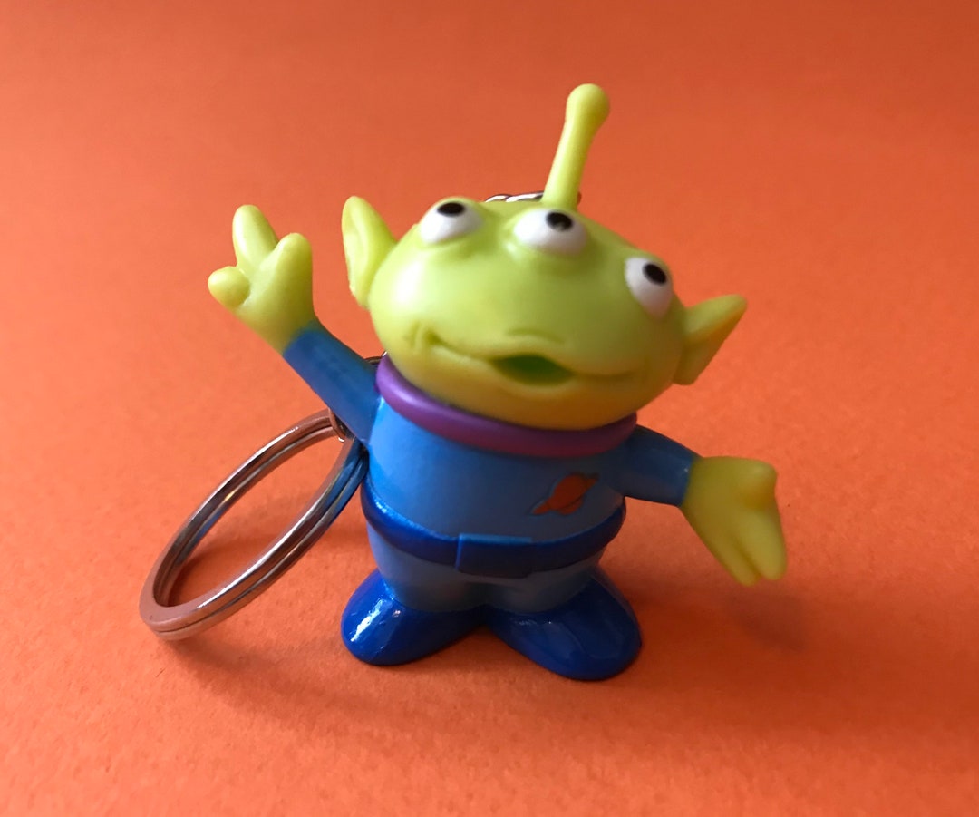 Super Cute Custom Green Alien Mini PVC Keychain - Etsy