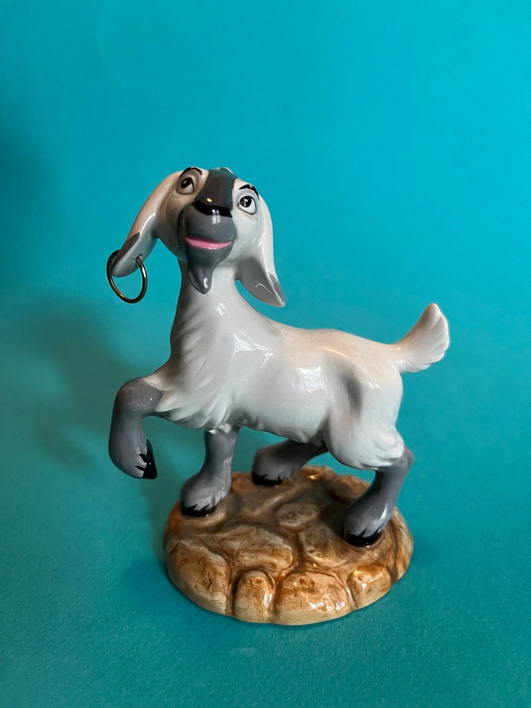 Vintage 90s Disney Hunchback of Notre Dame Djali Goat Figure Figurine ...