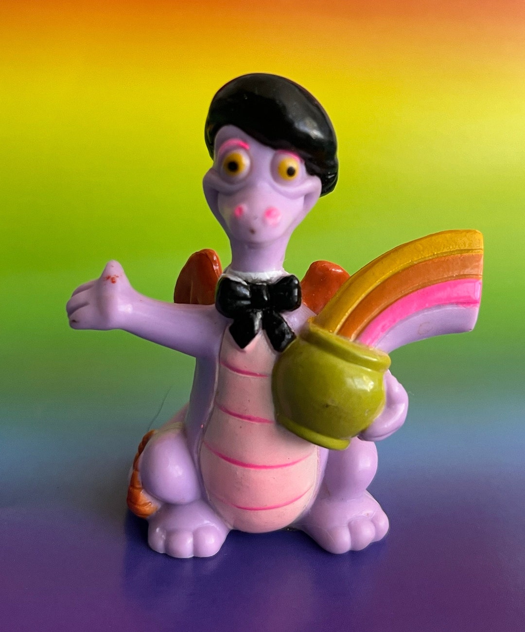 Vintage 1982 Walt Disney World EPCOT Park Figment Dragon PVC Figure - Etsy