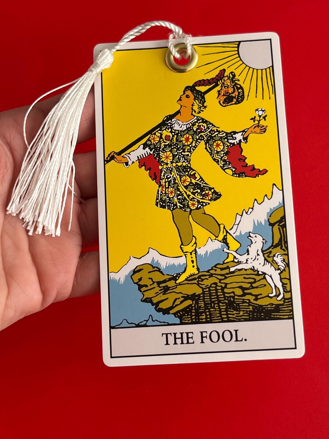 THE FOOL Tarot Card Book Mark - Tarot Card Book Mark, Book Mark, Book ...
