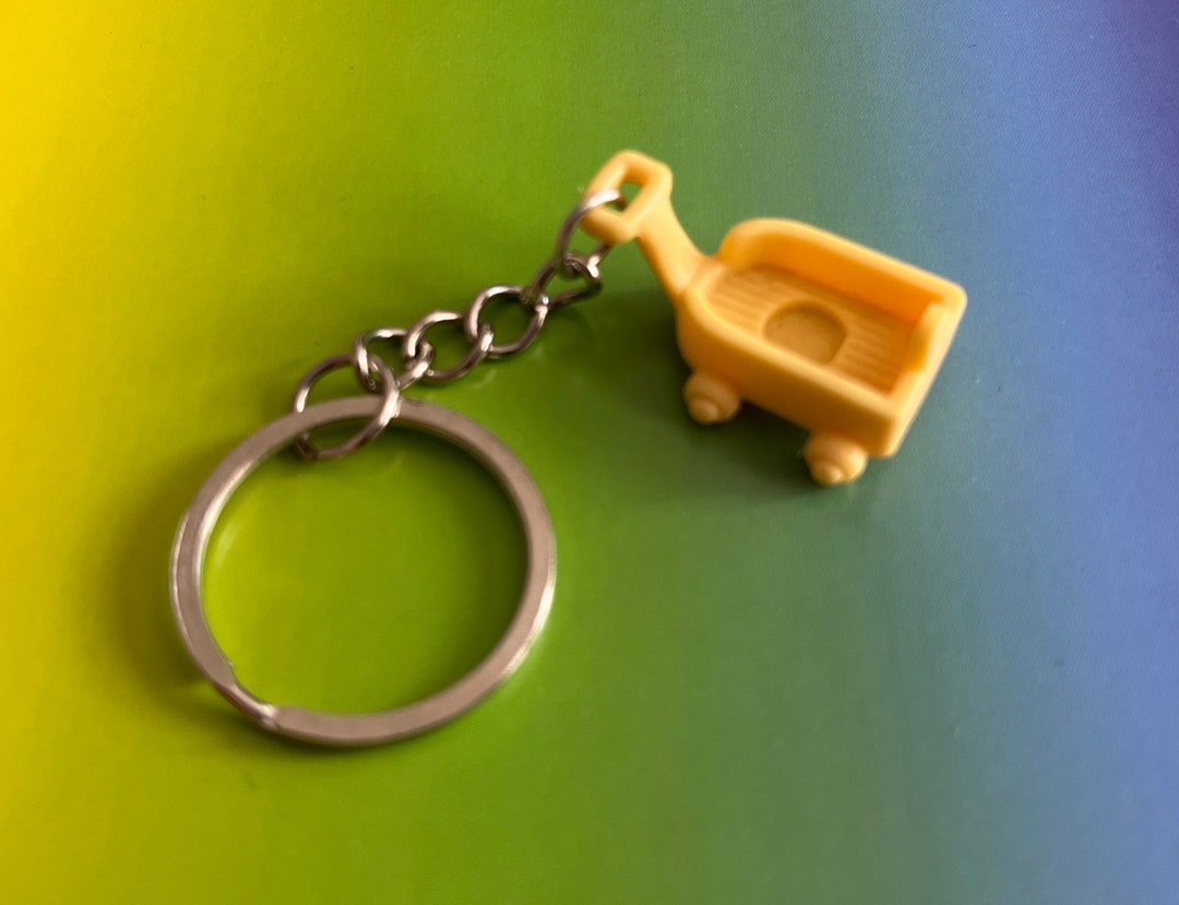 POLLY POCKET Vintage 1990's Micro Mini Custom Yellow Wagon Keychain - Etsy