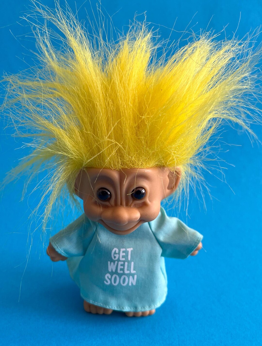 Super Cute Vintage Russ 1990's Troll With Get Well Soon Shirt and ...