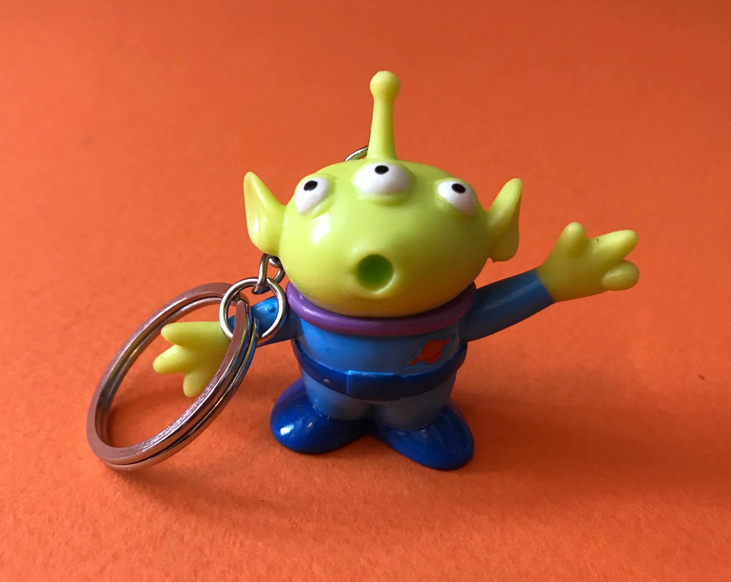 Super Cute Custom Green Alien Mini PVC Keychain - Etsy