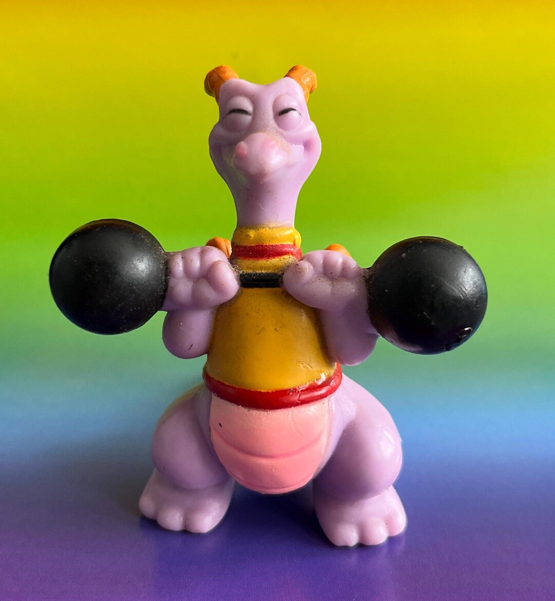 Adorable Vintage 1982 EPCOT Park Figment Dragon PVC Figure - Retro ...
