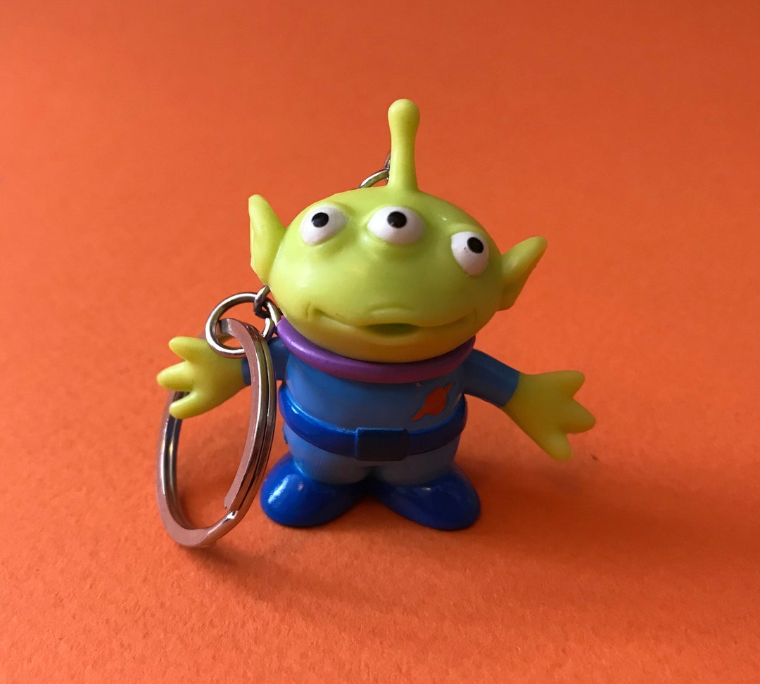Super Cute Custom Green Alien Mini PVC Keychain - Etsy