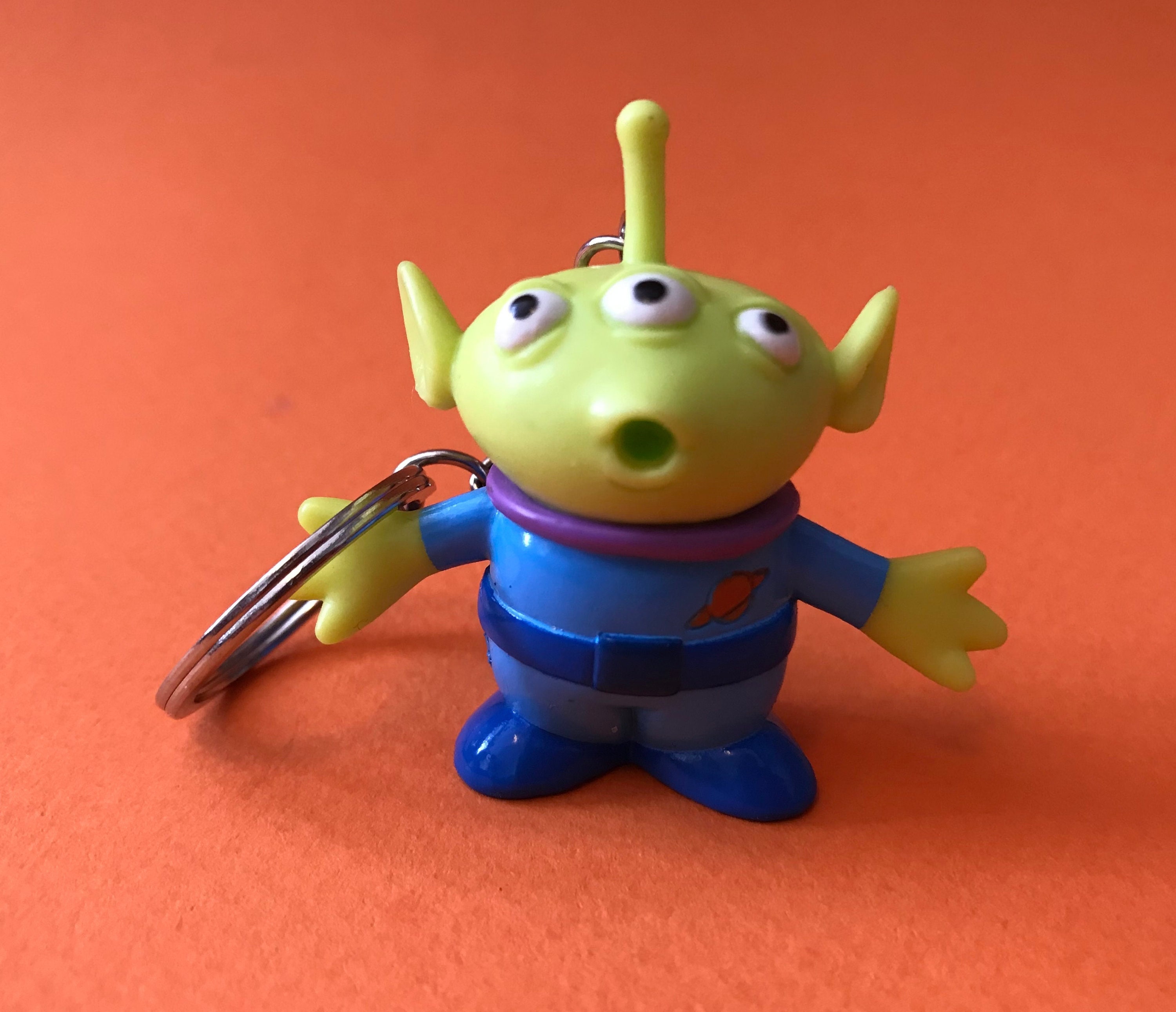 Super Cute Custom Green Alien Mini PVC Keychain - Etsy