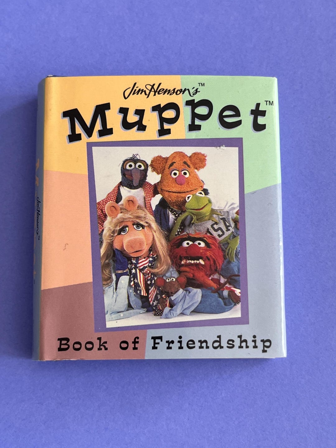 Adorable Vintage 1999 the Muppets Book of Friendship Micro Mini ...