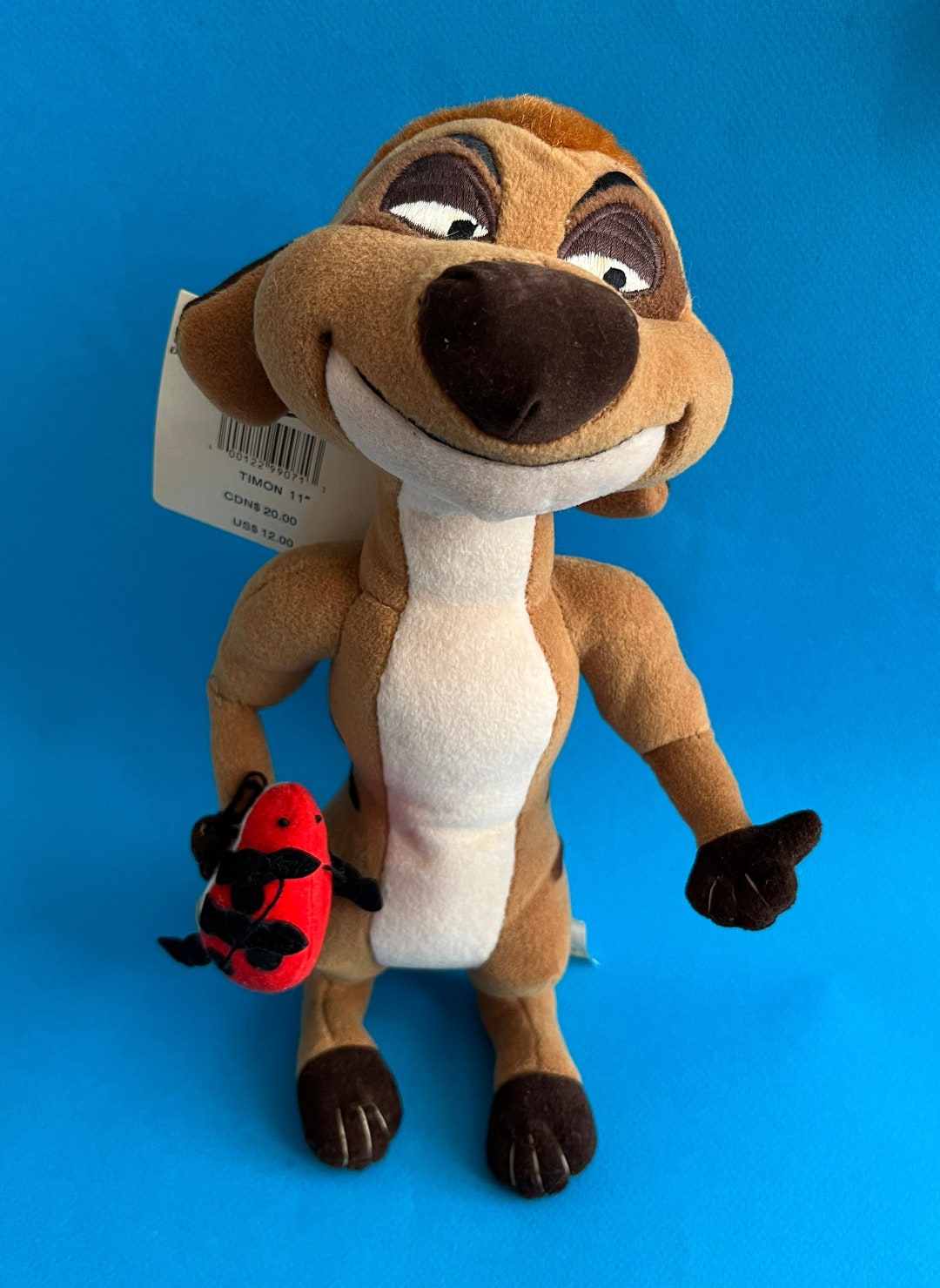Vintage Disney Store THE LION KING Plush W/ Tag Timon - Etsy
