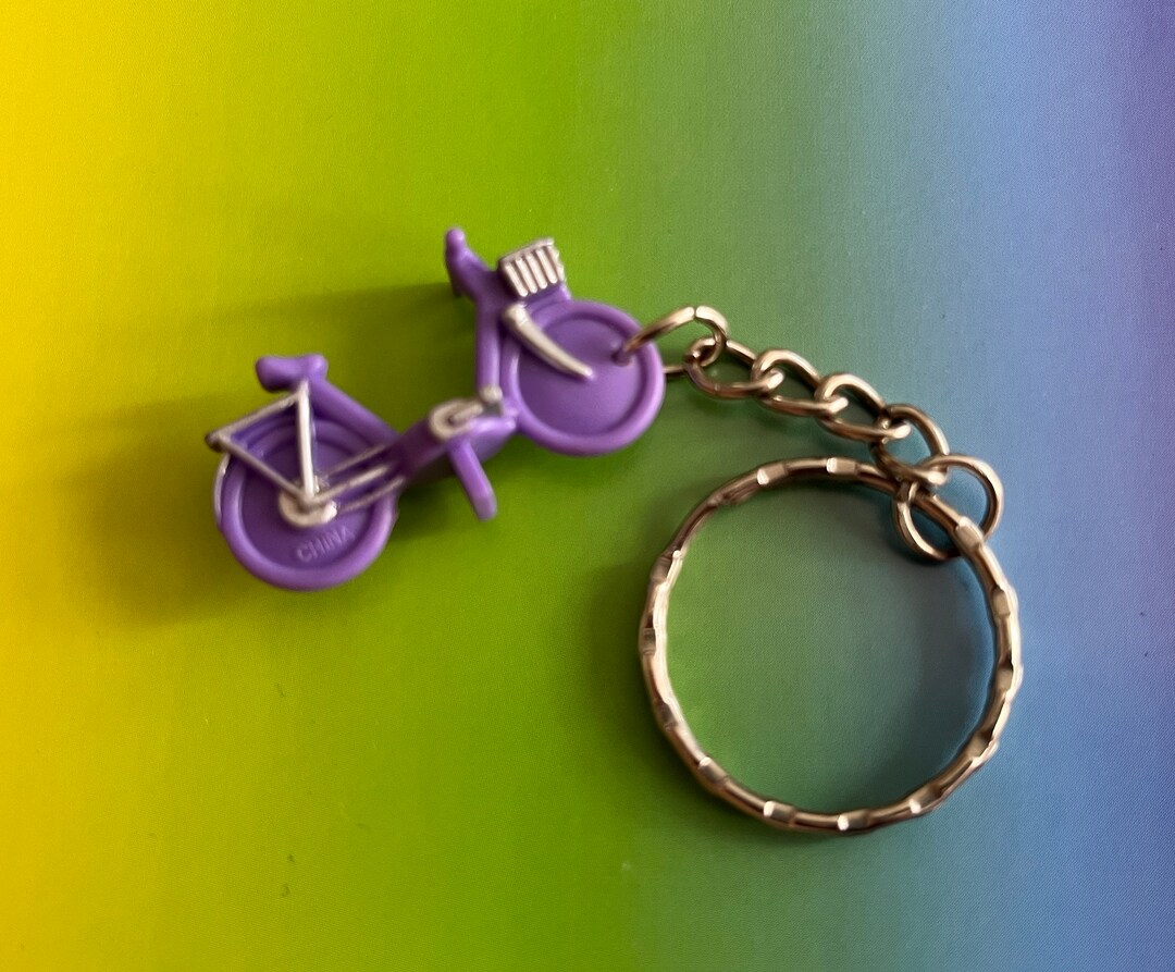 POLLY POCKET Vintage 1990's Micro Mini Custom Bicycle Keychain - Etsy