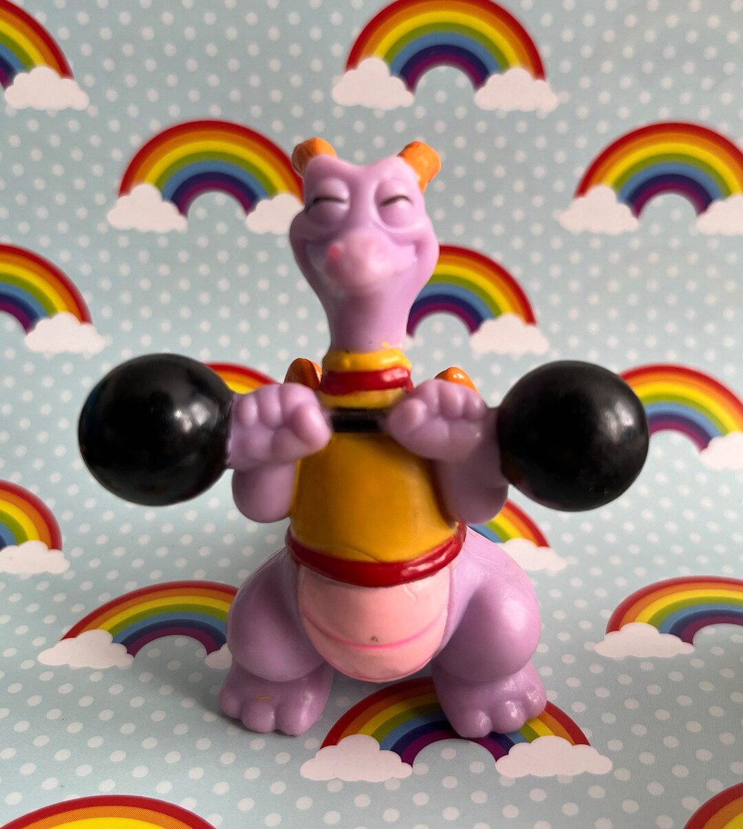 Vintage 1982 Walt Disney World EPCOT Park Figment Dragon PVC Figure - Etsy