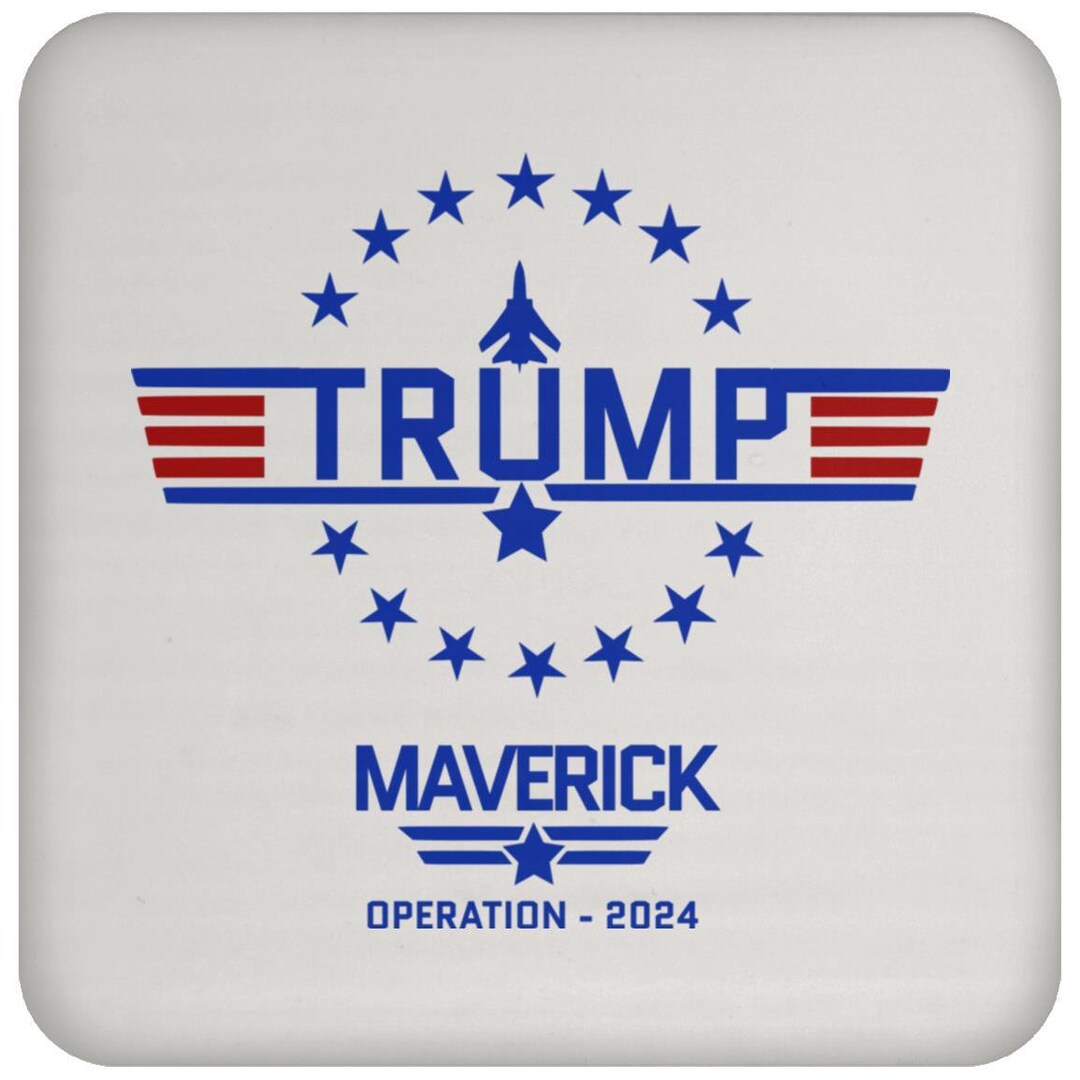 TRUMP MAVERICK Operation 2024 Logo Coaster - Etsy