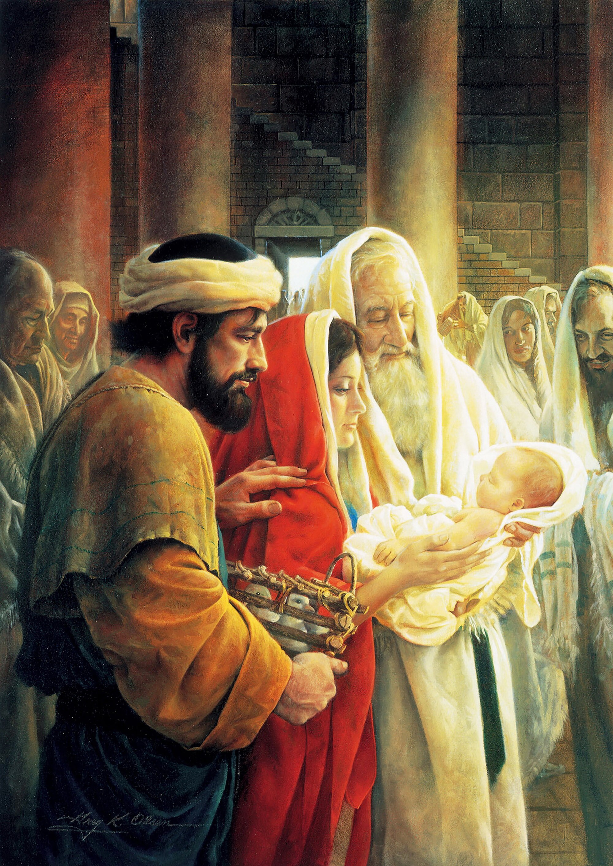 Simeon With The Holy Family
