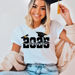 Graduation T-shirt, Class of 2025 T-shirt, , Gift for Graduate ...