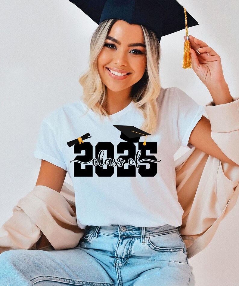 Graduation T-shirt, Class of 2025 T-shirt, , Gift for Graduate ...