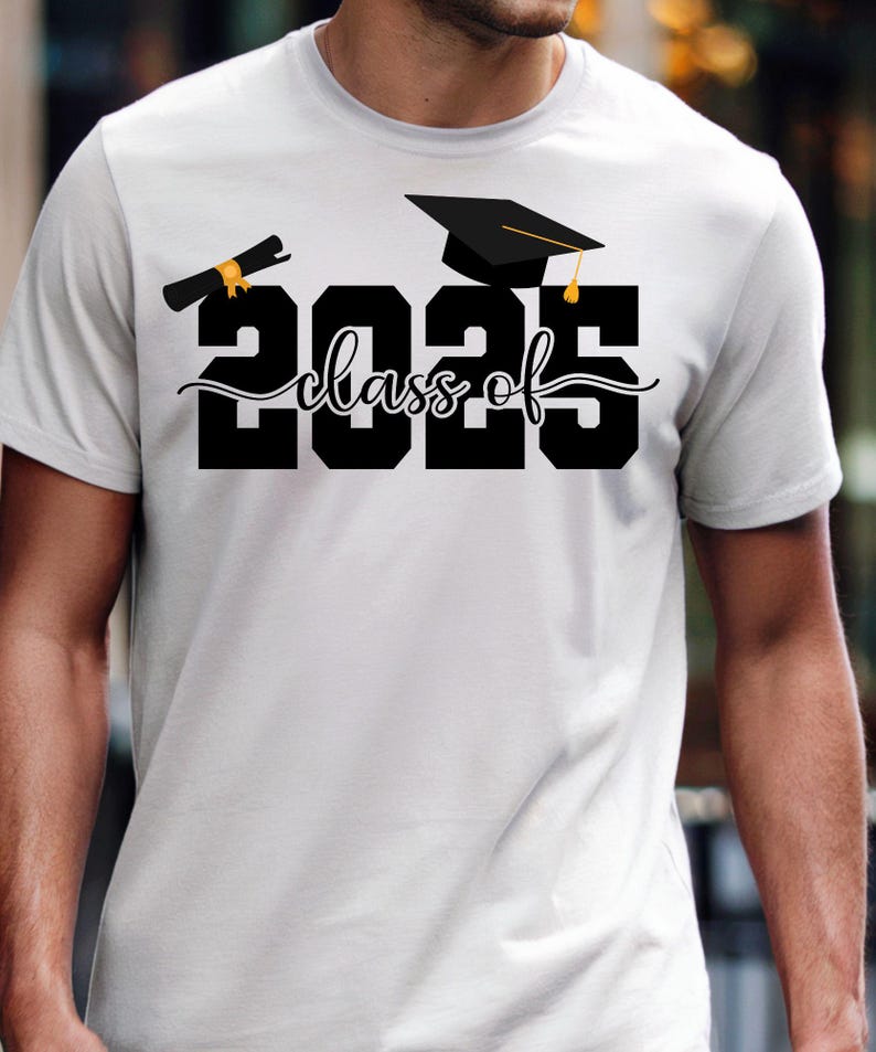 Graduation T-shirt, Class of 2025 T-shirt, , Gift for Graduate ...