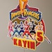 Power Rangers Personalised Cake Topper - Etsy