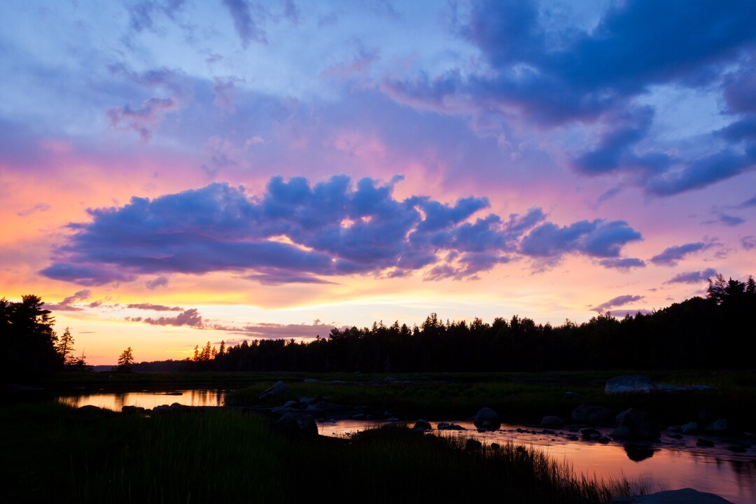 Matted Photography Print 4x6 Image/8x10 Mat Blue Cloud at Sunset, Mt ...