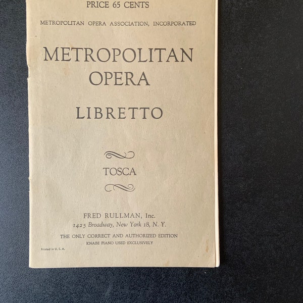 Metropolitan Opera - Etsy