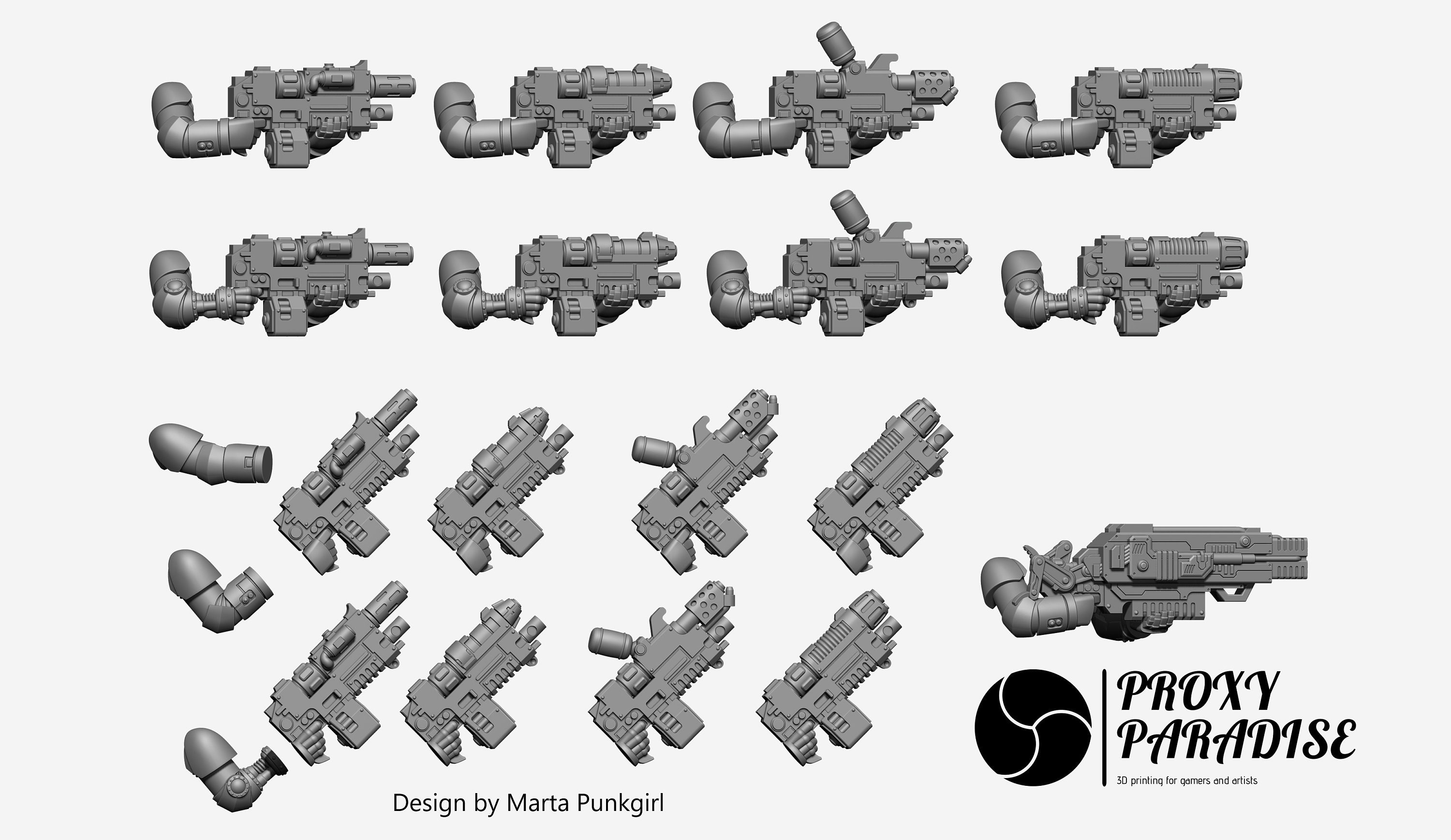 Marta_punkgirl Conversion Kit Combi Weapons - Etsy