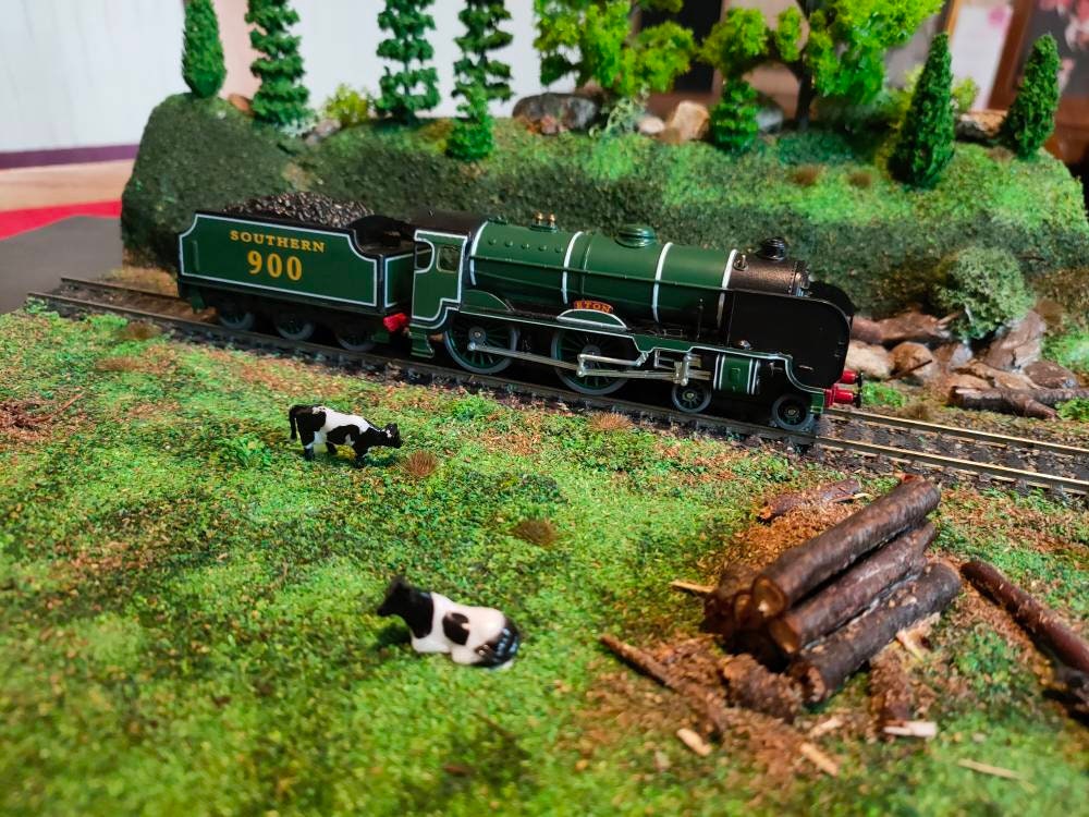 Train Model Diorama Handmade With 00 Gauge Loco - Etsy