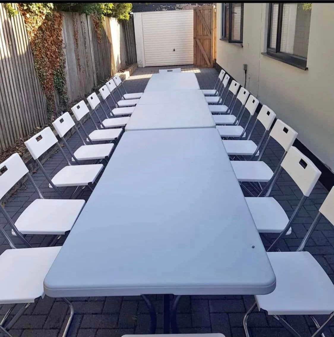 Plastic Foldable Chairs and Tables for HIRE ONLY - Etsy