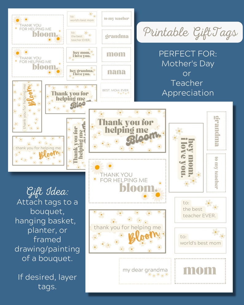 Easy Mother's Day Gift, Teacher Appreciation, Gift for Grandma ...