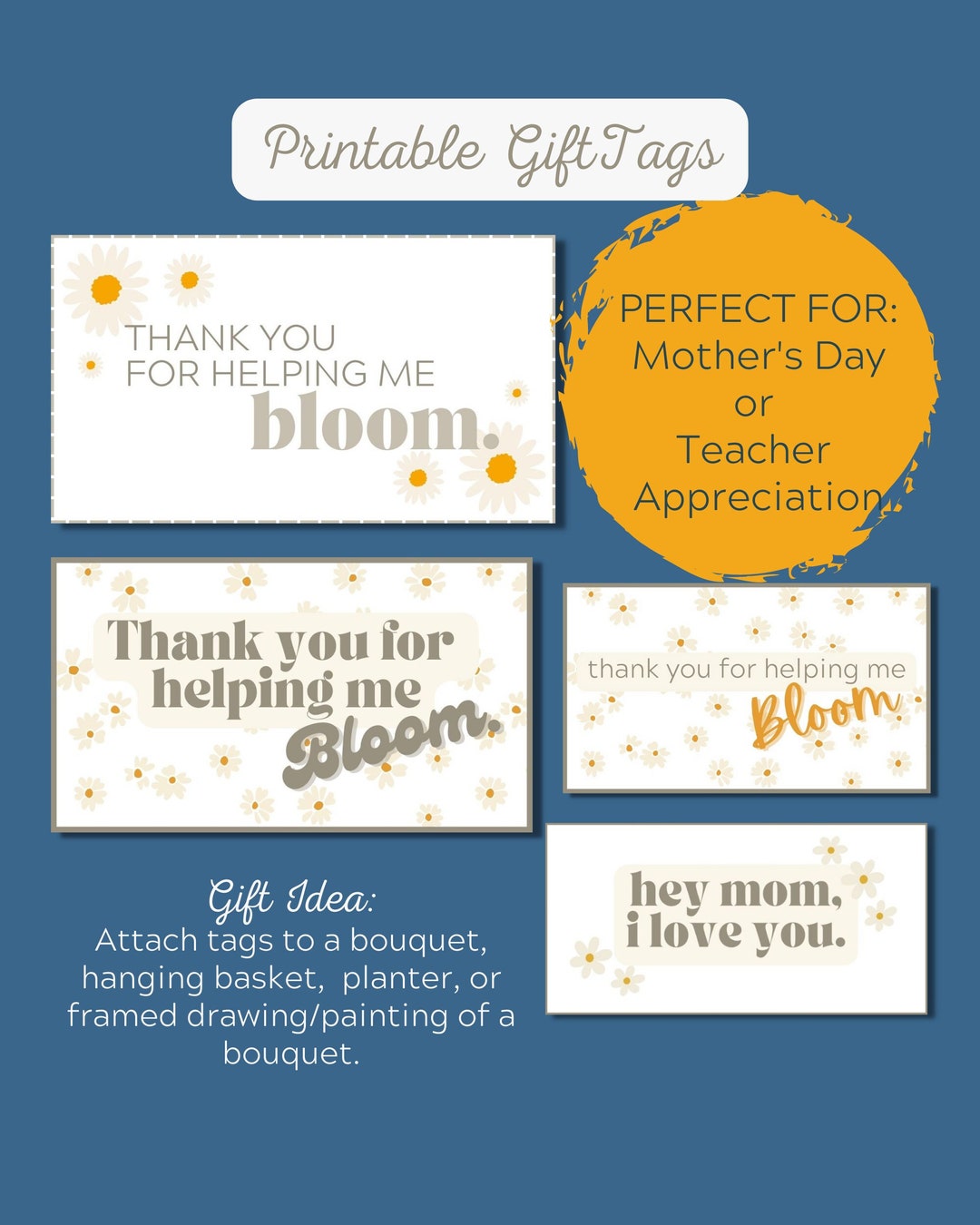 Easy Mother's Day Gift, Teacher Appreciation, Gift for Grandma ...