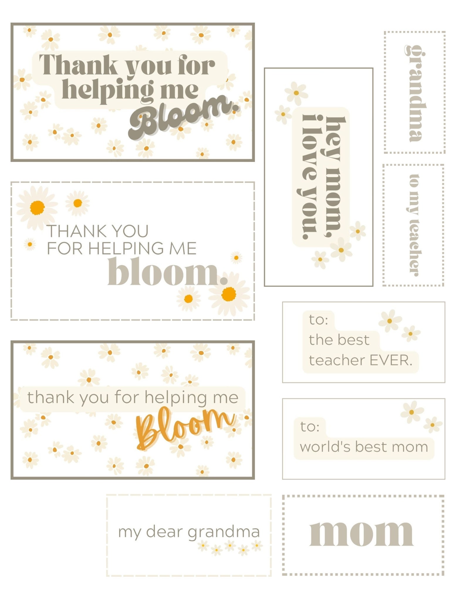 Easy Mother's Day Gift, Teacher Appreciation, Gift for Grandma ...