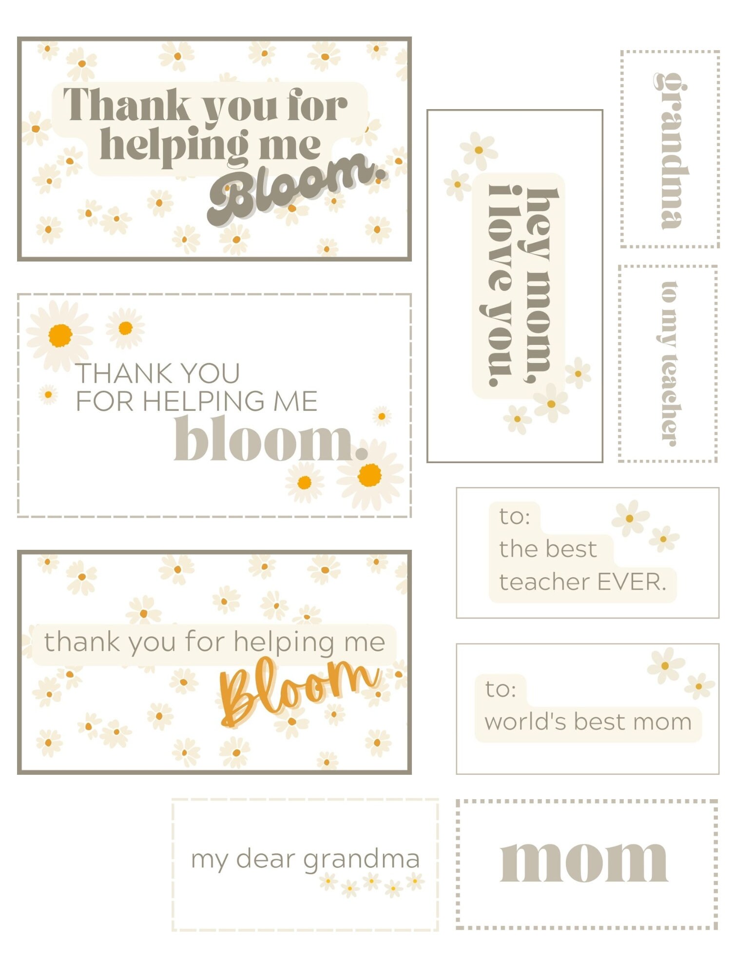 Easy Mother's Day Gift, Teacher Appreciation, Gift for Grandma ...